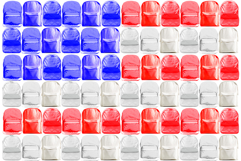 Red, White and Blue Student Backpacks Resonate – FIT School of Art and ...